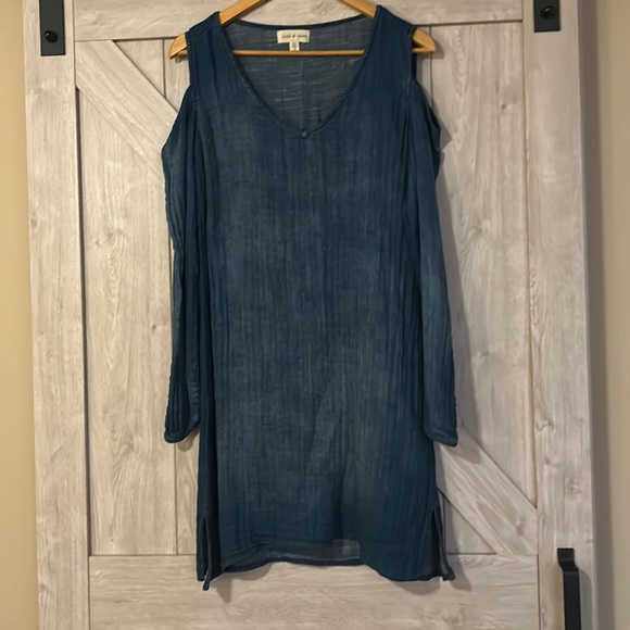 cloth & stone | Dresses | Shoulderless Cloth Stone Dress | Poshmark